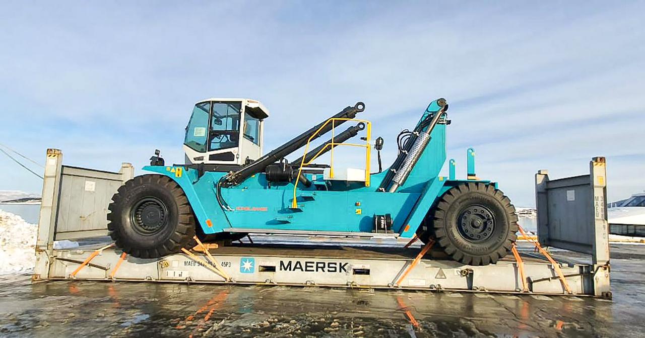 La Dirección Provincial de Puertos adquirió una nueva containera ...