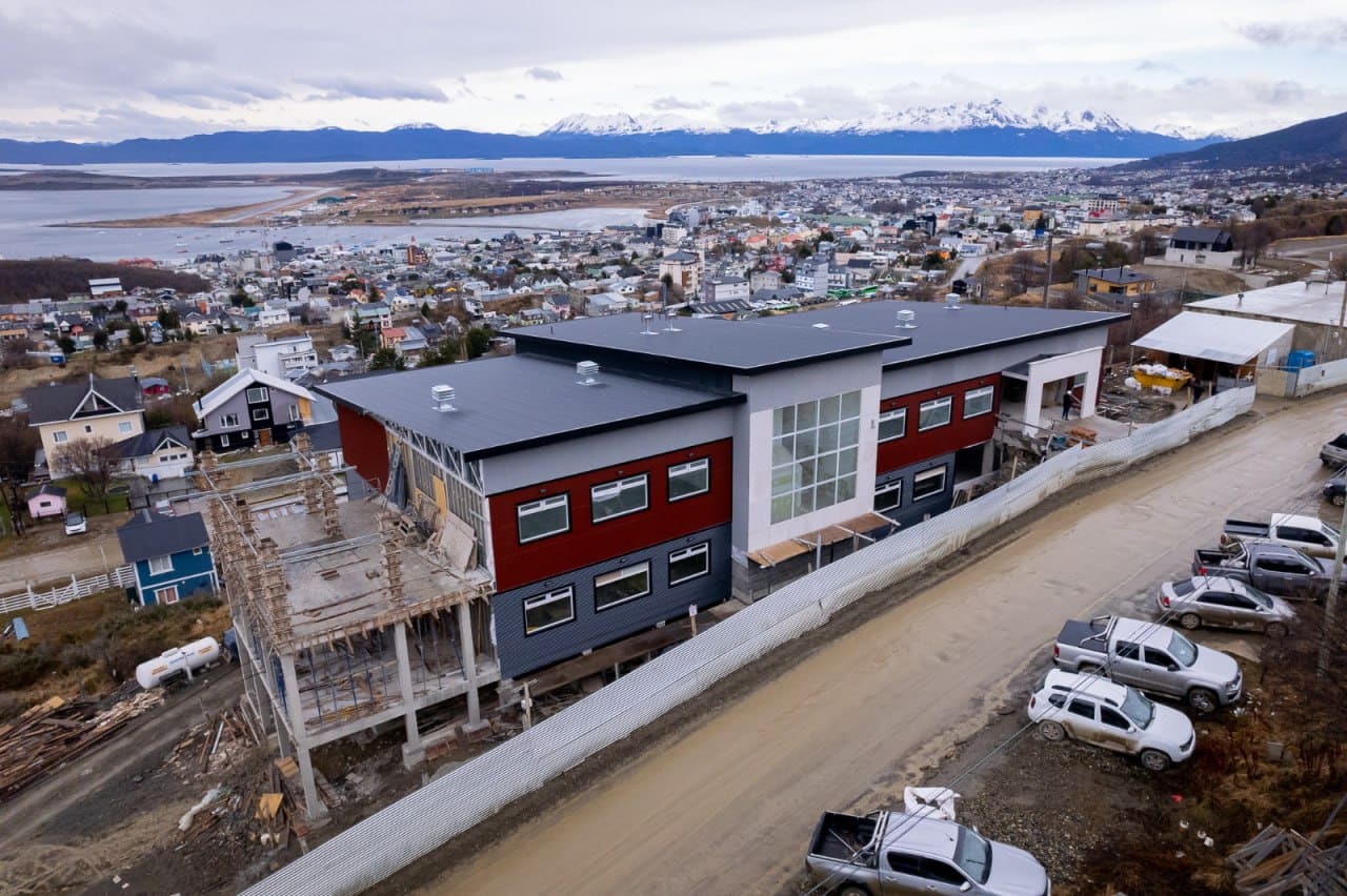 Avanza la obra del edificio nuevo de la Escuela N° 40 en Ushuaia ...